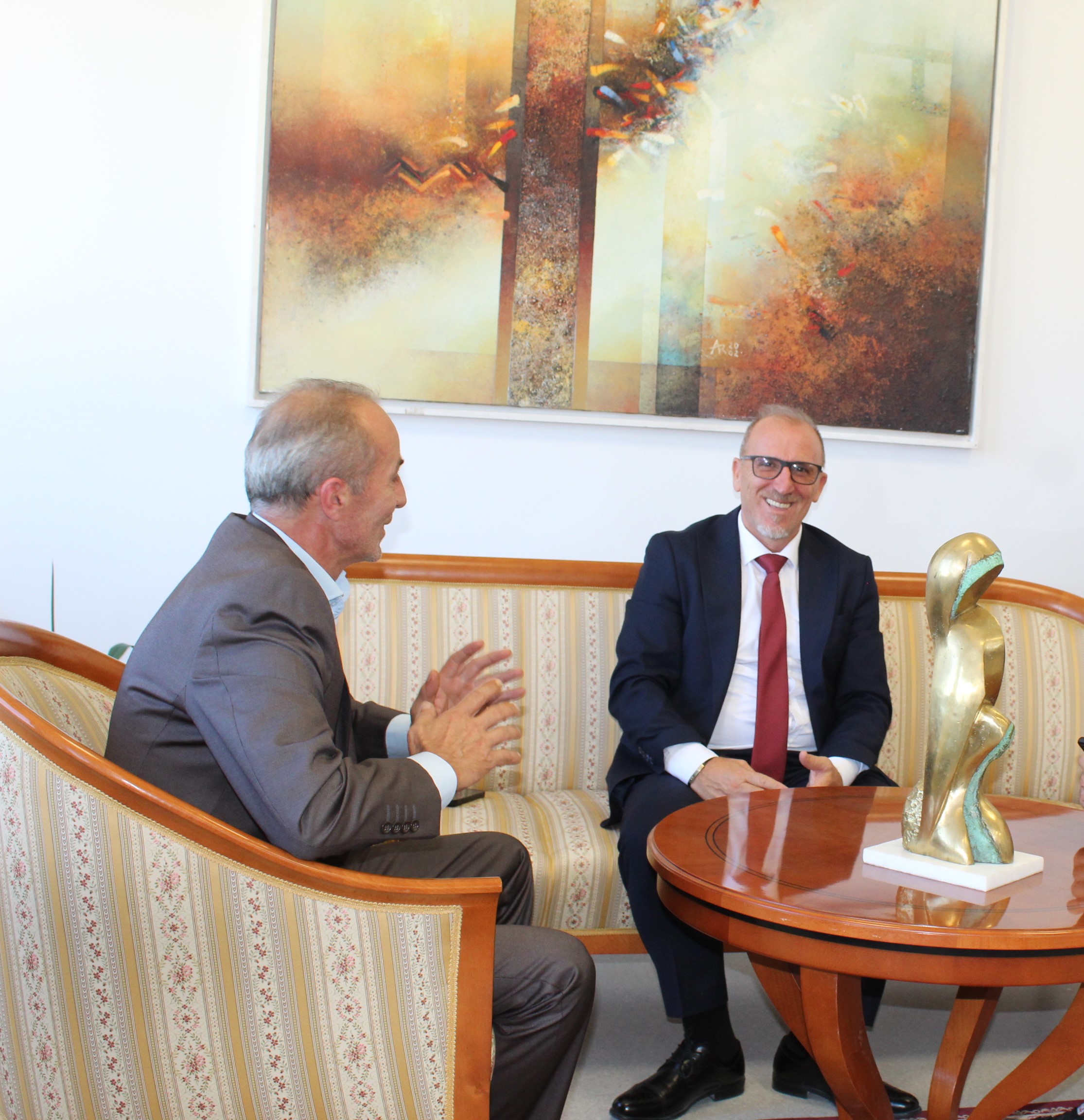 RECTOR ZEQIRI HAD A MEETING WITH TWO ARTISTS FROM GOSTIVAR, BAJRAM ...