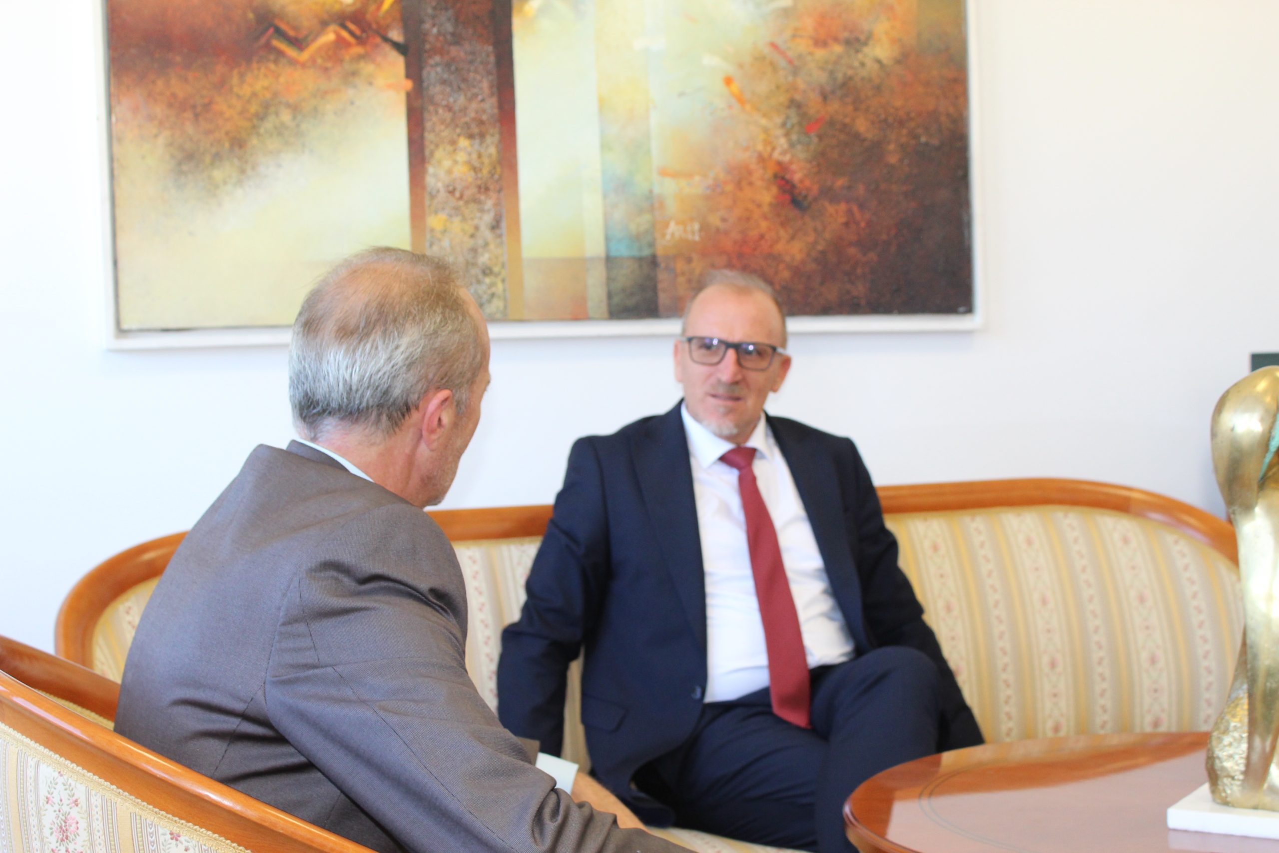 RECTOR ZEQIRI HAD A MEETING WITH TWO ARTISTS FROM GOSTIVAR, BAJRAM ...